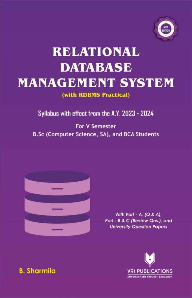 Relational Database Management System_A.Y. 2023 – 2024 (RDBMS)