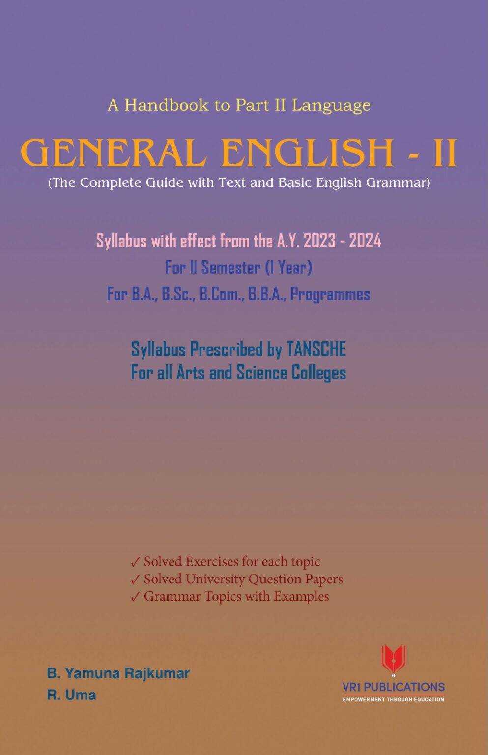 GENERAL ENGLISH II